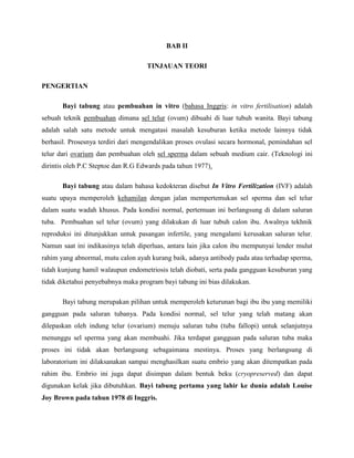 Makalah bayi-tabung | DOCX