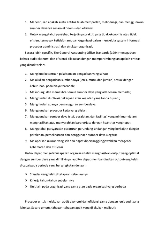 value for money audit | DOCX