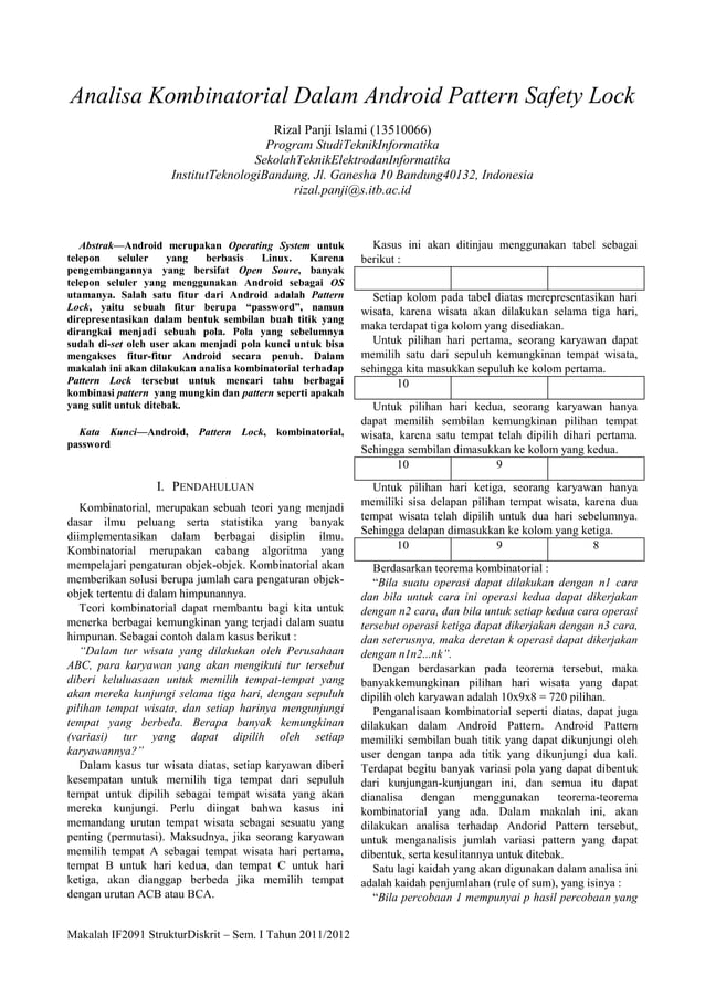 Makalah if2091-2011-076 | PDF