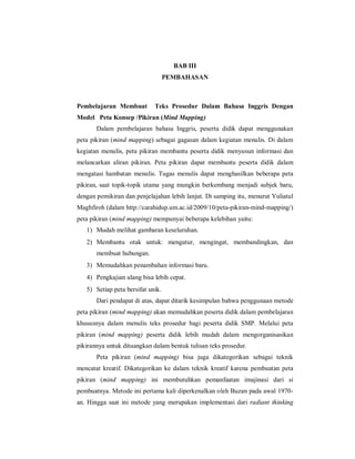 Metode Peta Pikiran (Mind Mapping) Dalam Pembelajaran Menulis Teks ...