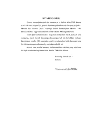 Metode Peta Pikiran (Mind Mapping) Dalam Pembelajaran Menulis Teks ...