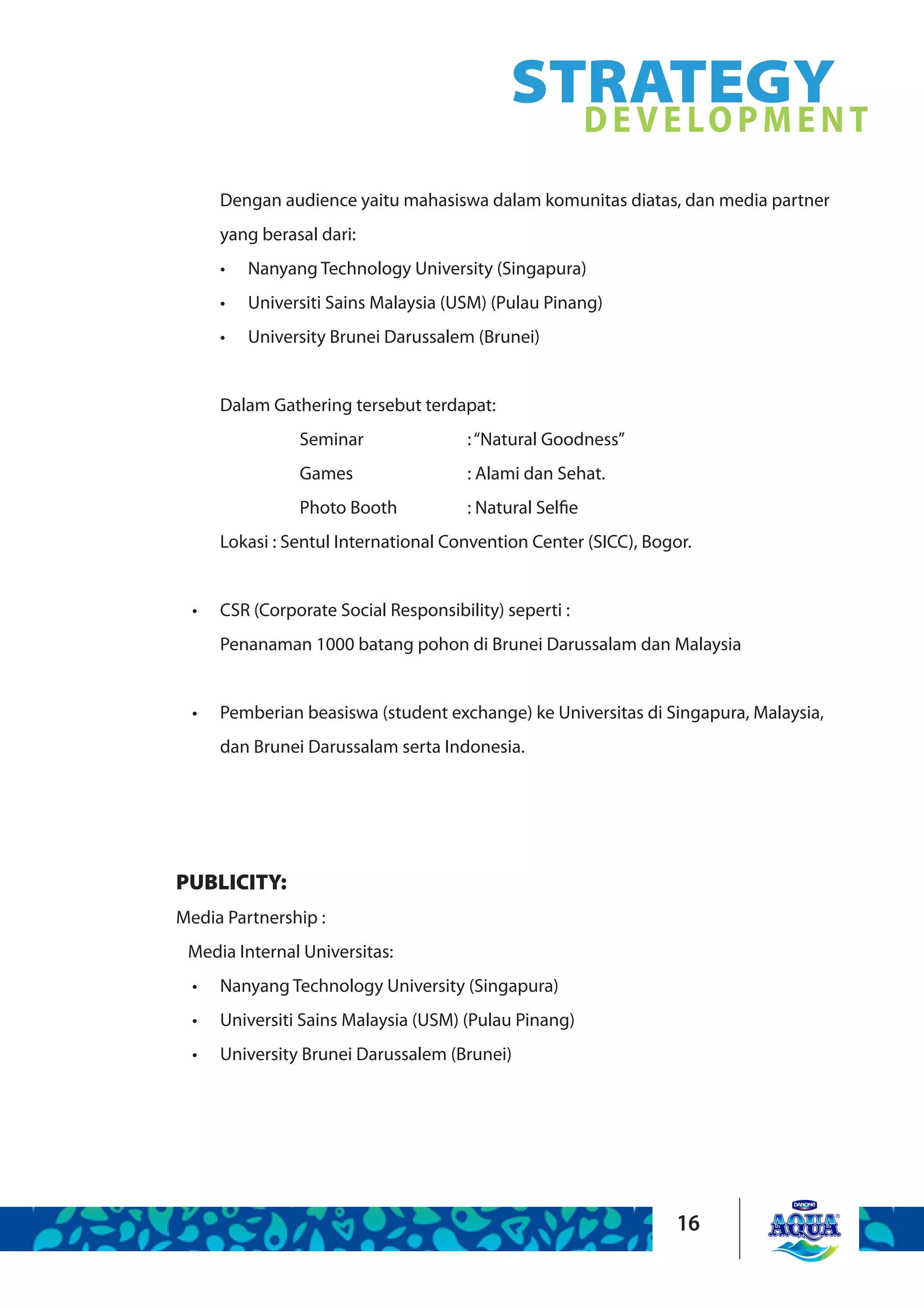 Proposal Aqua (Tugas IMC) | PDF