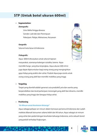 Proposal Aqua (Tugas IMC) | PDF