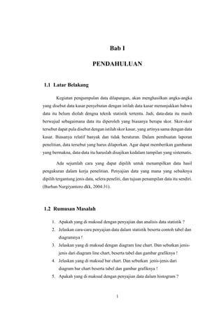 Makalah -penyajian_data_statistik | DOCX