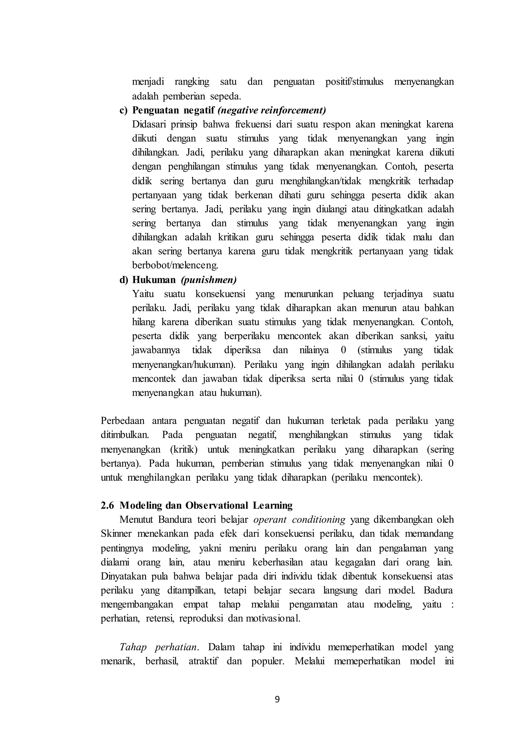 Makalah Psikologi Pendidikan - Teori Belajar dan Pembelajaran ...