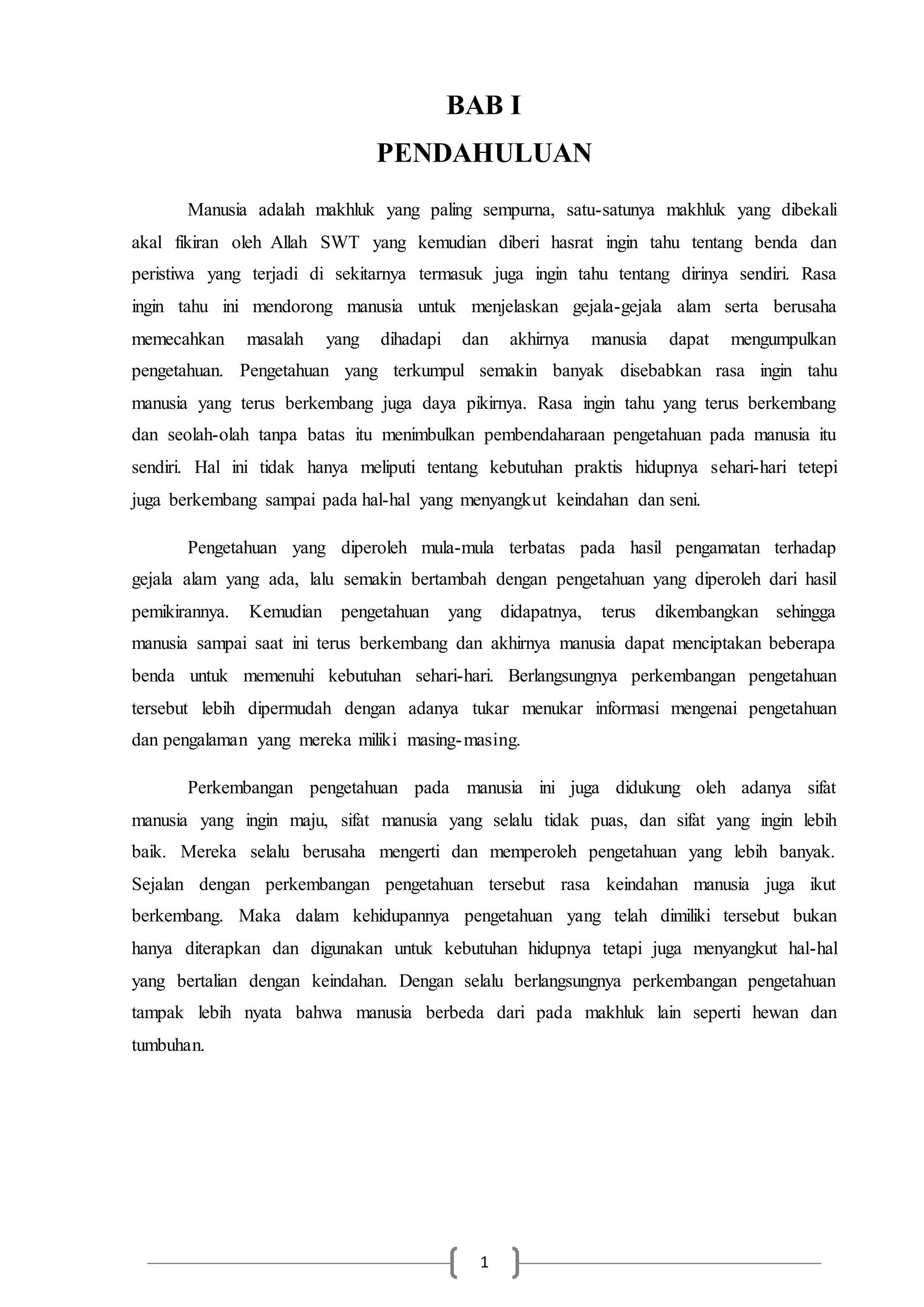 Perkembangan Pola Pikir Manusia (IAD dan ISBD) | DOCX