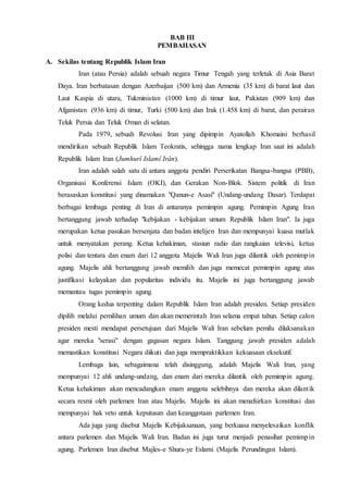 Perbandingan Pendidikan Islam di Indonesia dan Negara Iran | DOCX