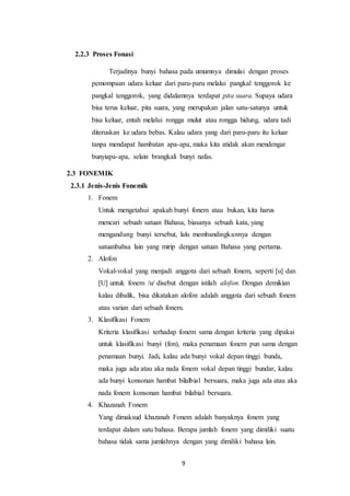 Makalah Fonologi Fonetik dan Fonemik | DOCX