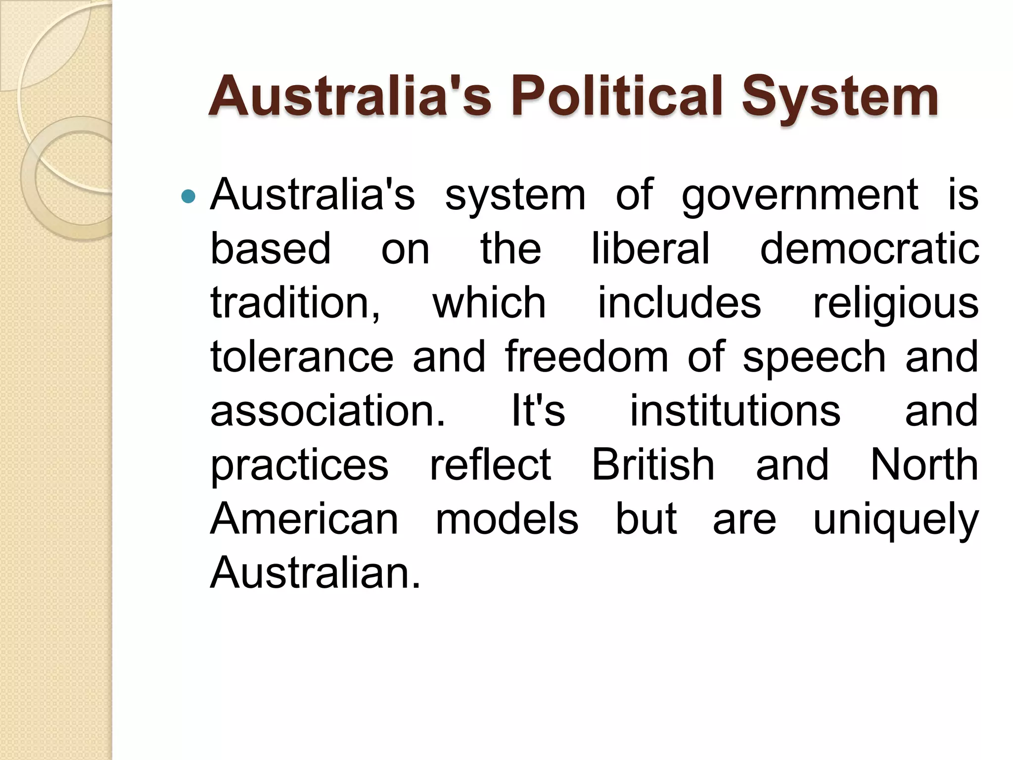 australian politics | PPTX