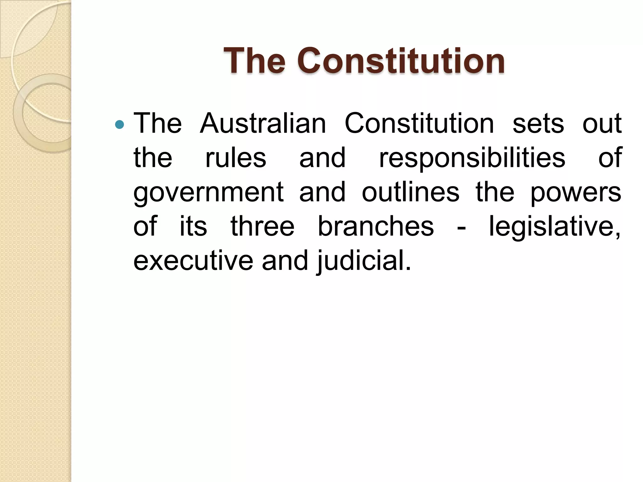 australian politics | PPTX