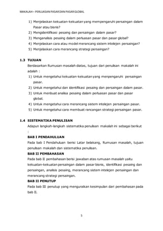 Makalah 2 perluasan pasar dan pasar global | DOCX