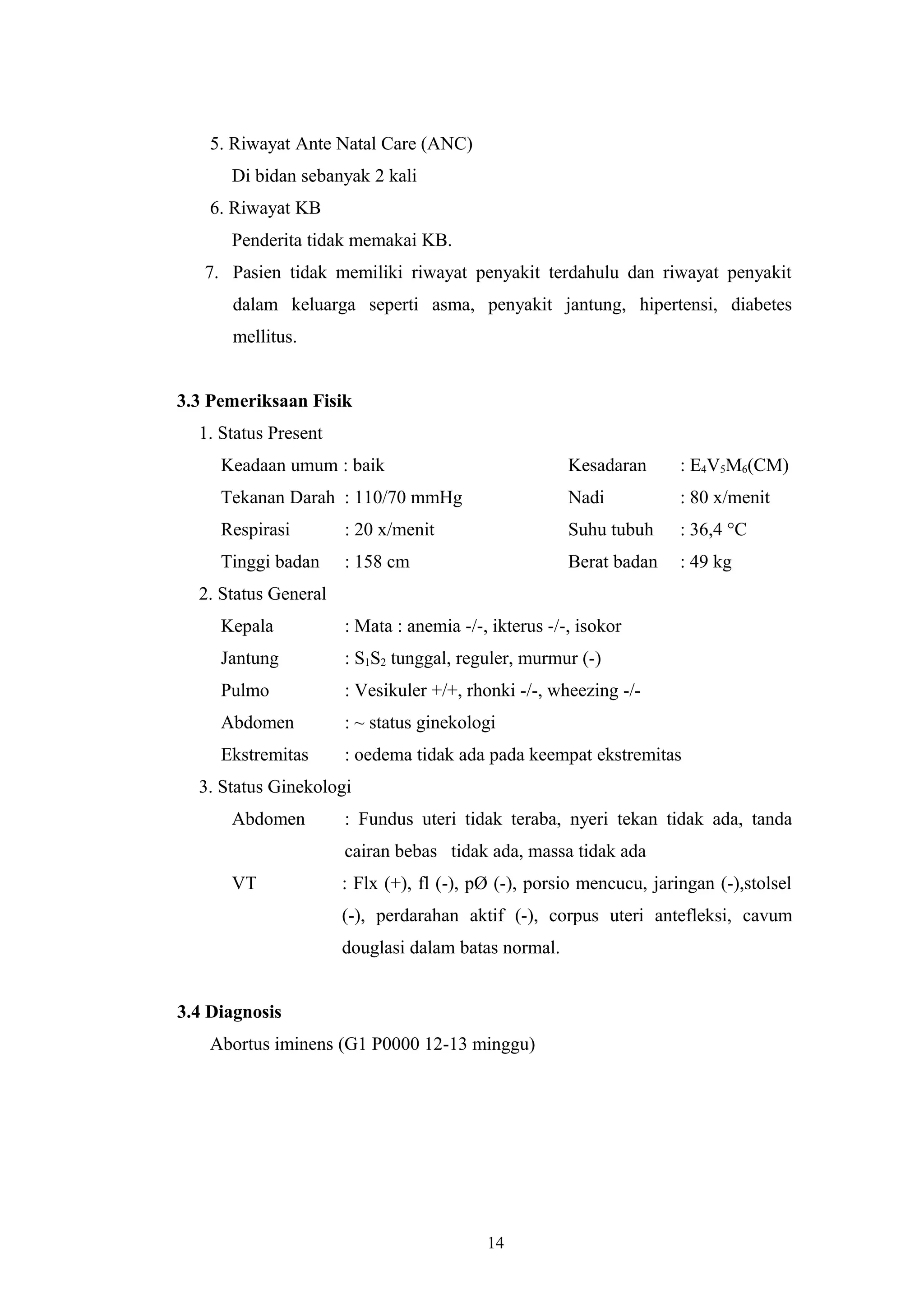 Makalah abortus inkomplit | DOC