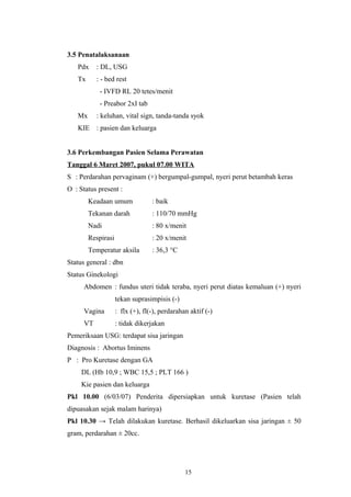 Makalah abortus inkomplit | DOC