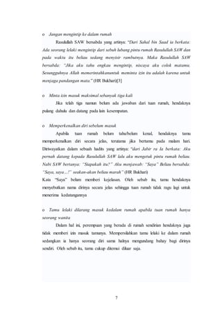 Makalah adab bertamu copy | DOC