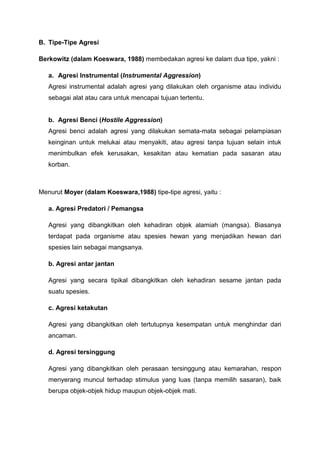 WORD Psikologi Sosial Agresi (Mercubuana 20120 | DOCX