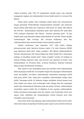 Muhammadiyah Sebagai Gerakan Politik (AIK 3) | DOC