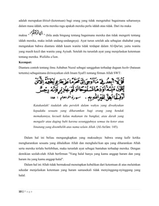 Asbabun Nuzul | DOCX