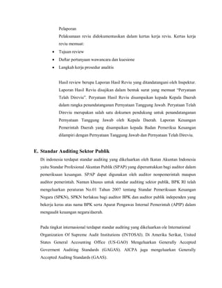 Makalah ak publik audit sektor publik | PDF
