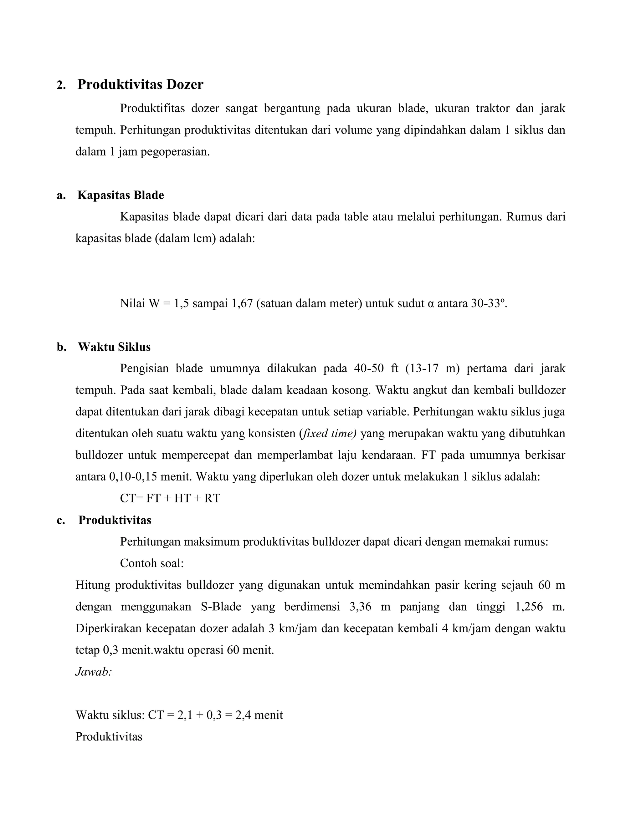 Makalah alat berat | DOCX