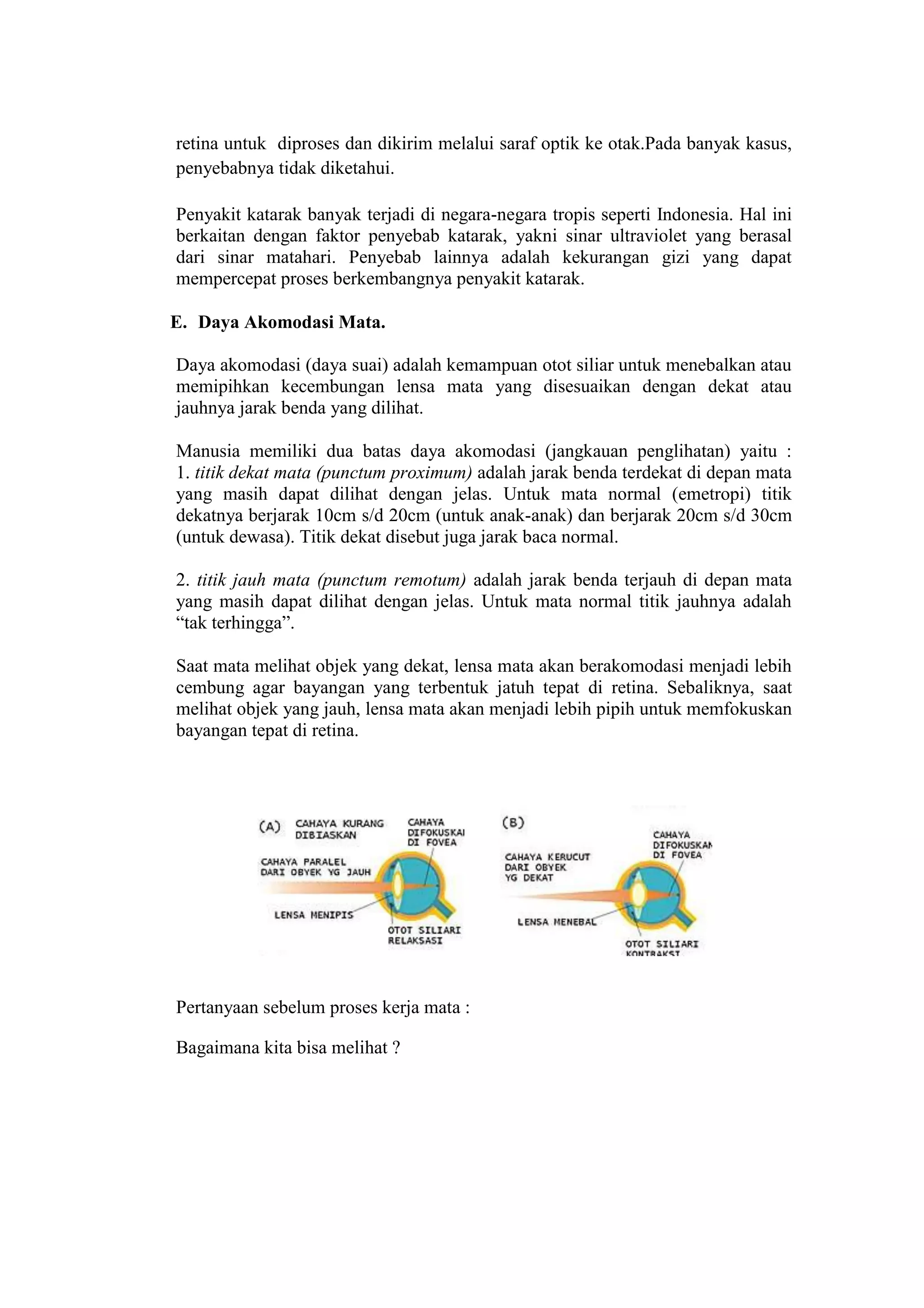 Makalah alat optik | MATA | PDF