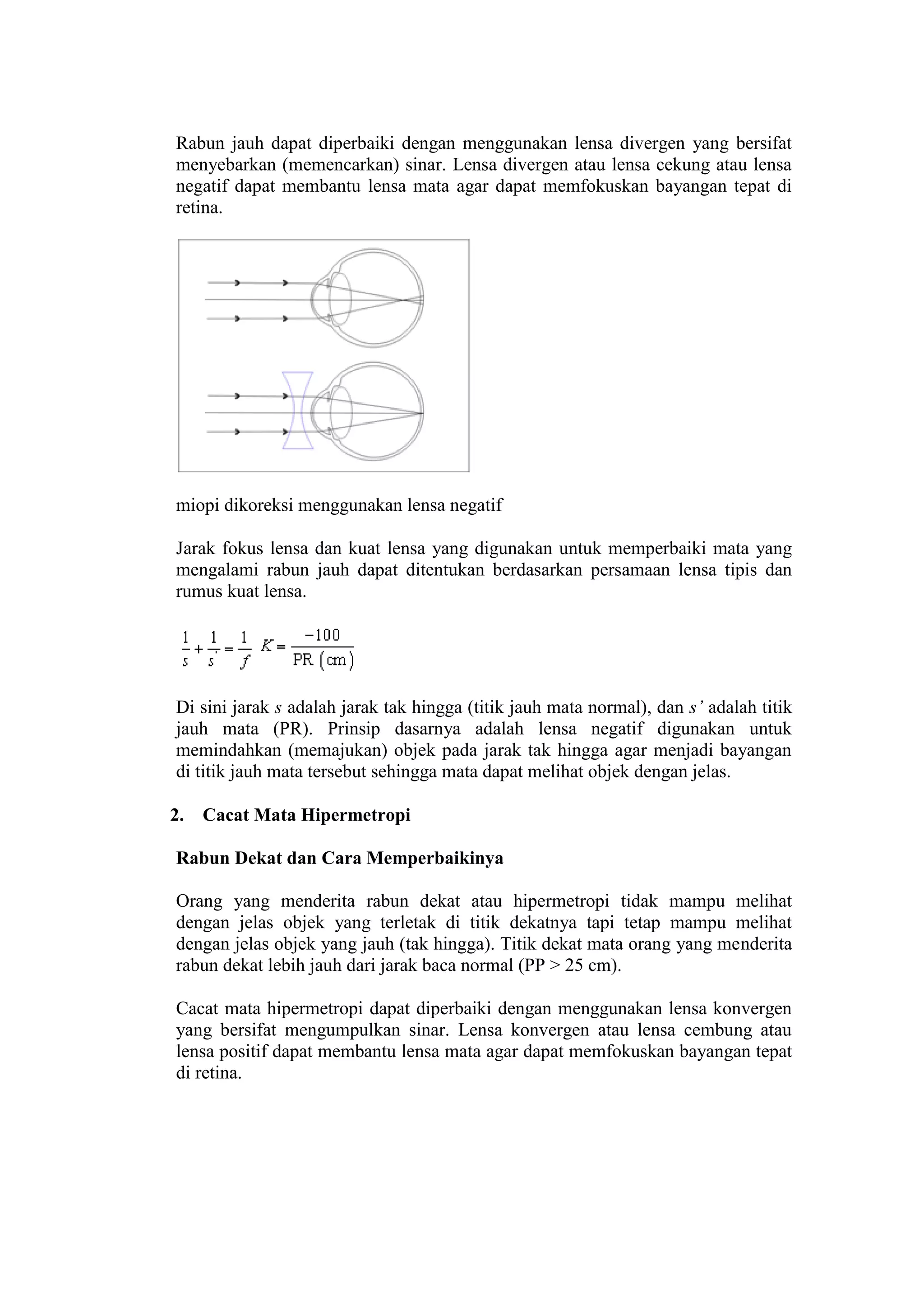 Makalah alat optik | MATA | PDF