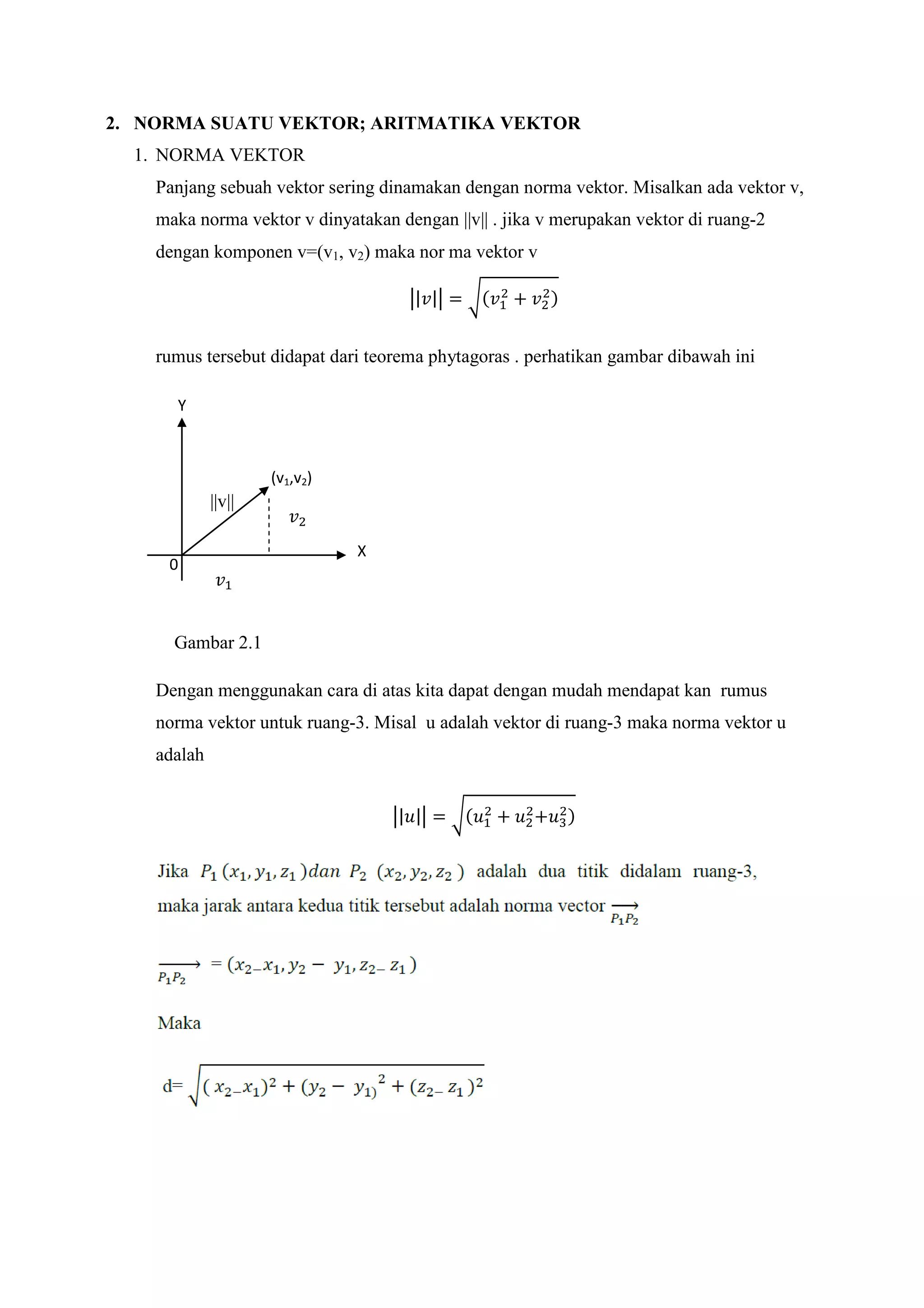 Vektor, Aljabar Linier | PDF