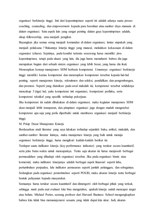 Makalah analisa manajemen | PDF