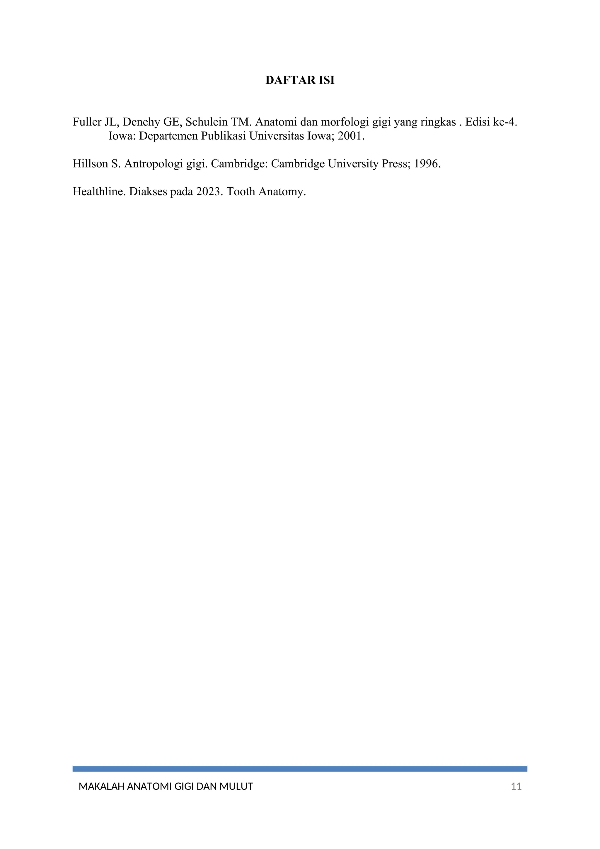 MAKALAH ANATOMI GIGI DAN MULUT TUGAS KAMPUS | DOCX