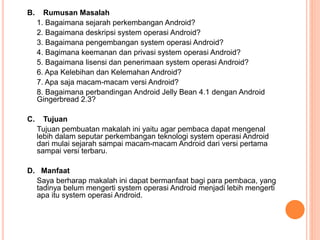 Makalah android | PPTX