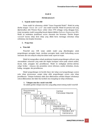 Waterfall Model (ANSI) | PDF