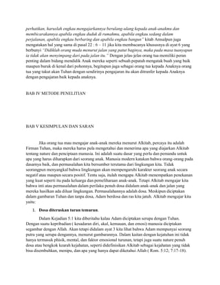 MAKALAH apa yang disebut anak anak dalam buku kitab amsal 1 | PDF