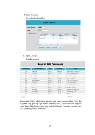 Makalah Aplikasi Database Maskapai Penerbangan | PDF