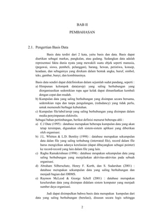 Makalah Aplikasi Database Maskapai Penerbangan | PDF