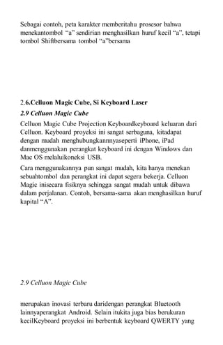 Makalah aplikasi komputer keyboard | DOCX