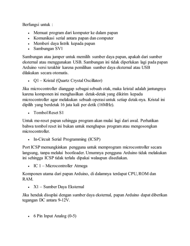Makalah Arduino | DOCX