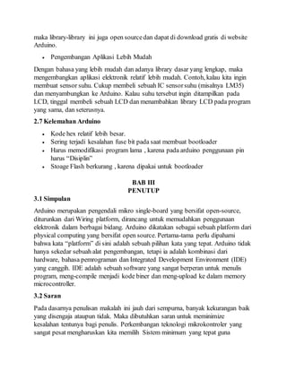 Makalah Arduino | DOCX
