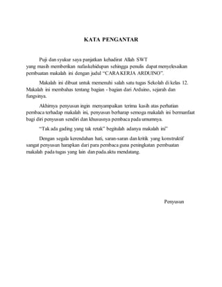 Makalah Arduino | DOCX