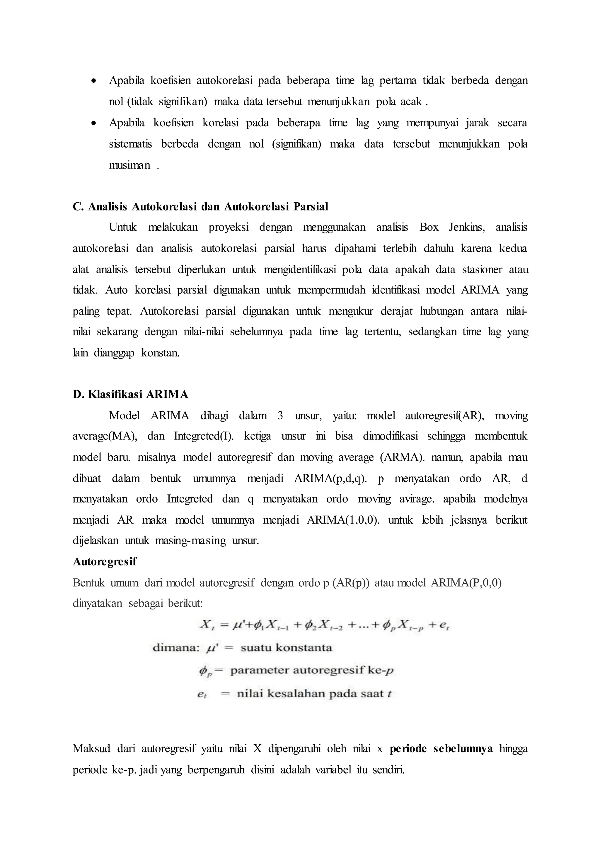 Makalah arima | DOCX
