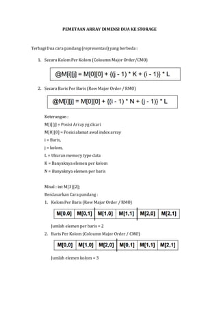 Array Dimention | DOCX