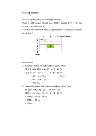 Array Dimention | DOCX
