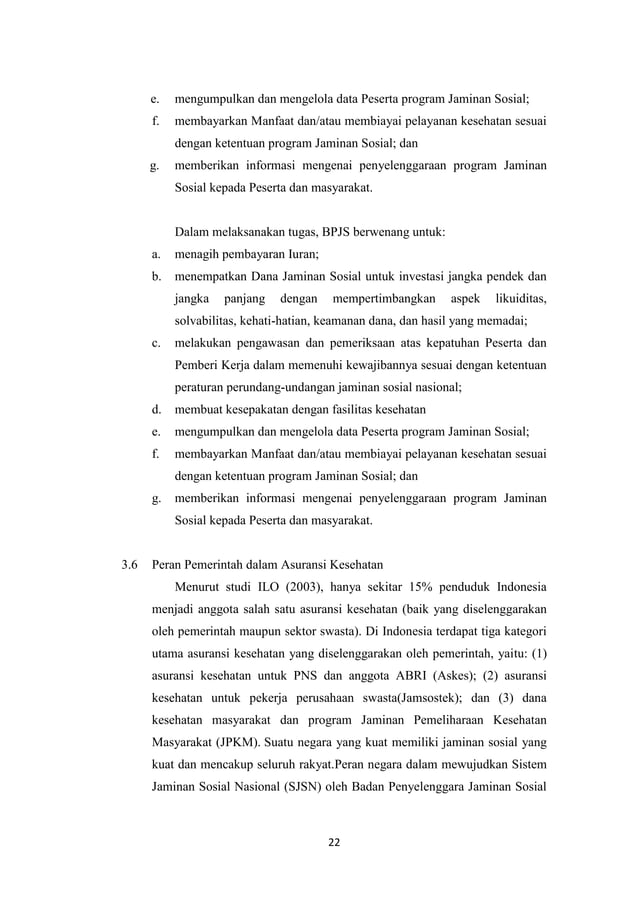 Makalah Asuransi Kesehatan & BPJS | DOCX