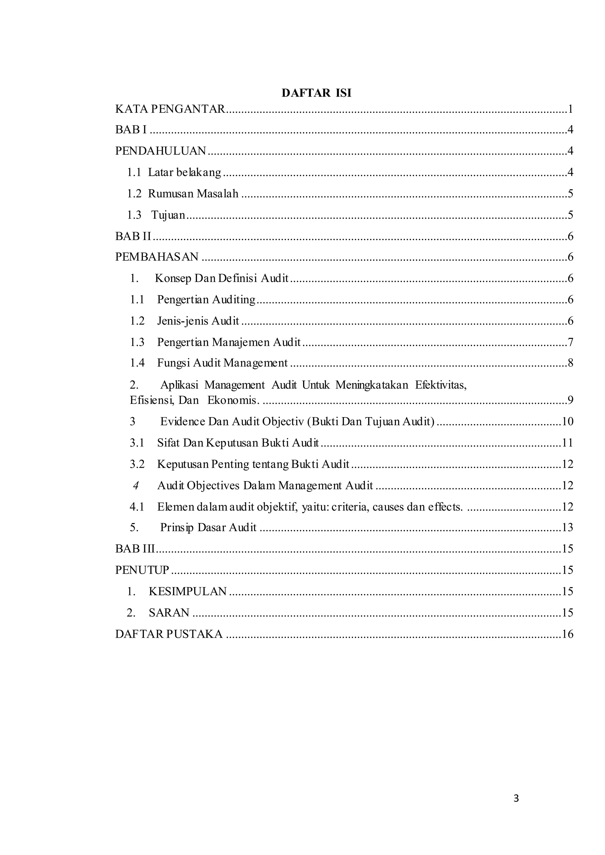 Makalah audit internal | PDF