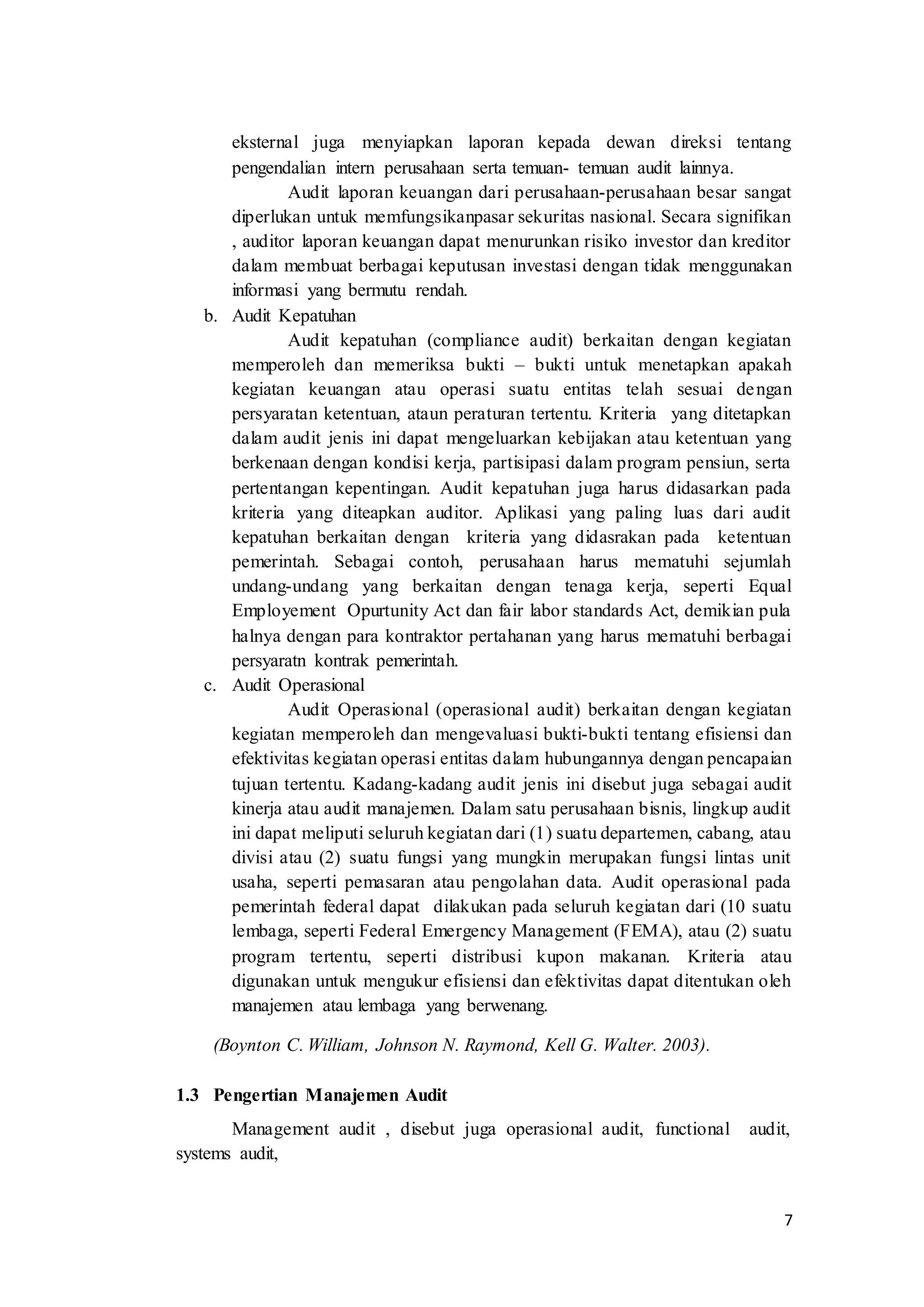 Makalah audit internal | PDF