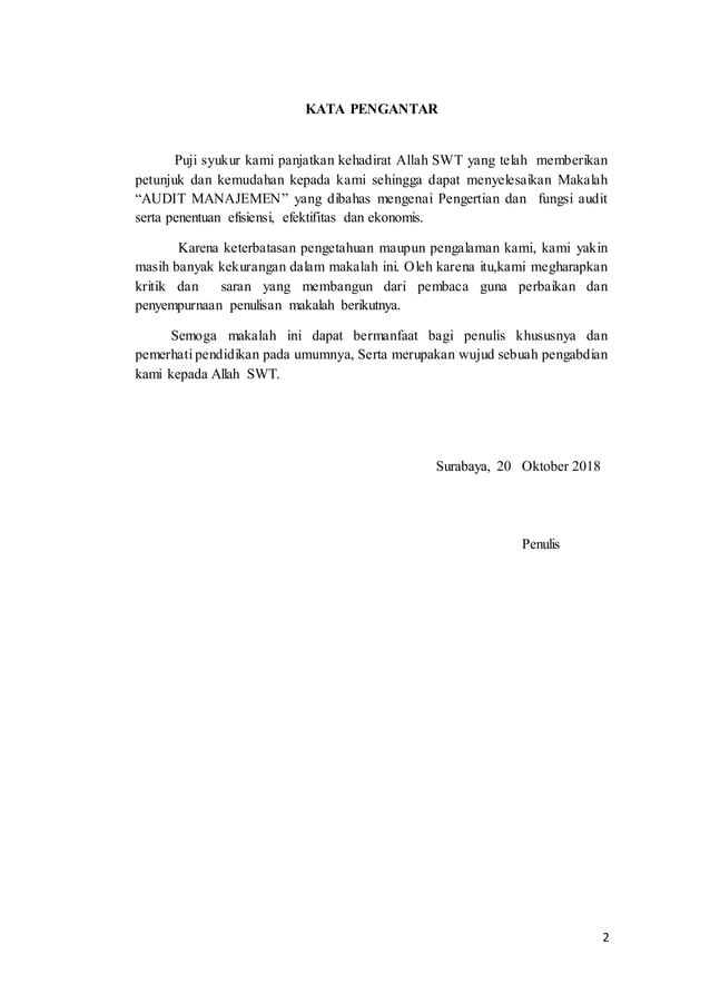 Makalah audit internal | PDF