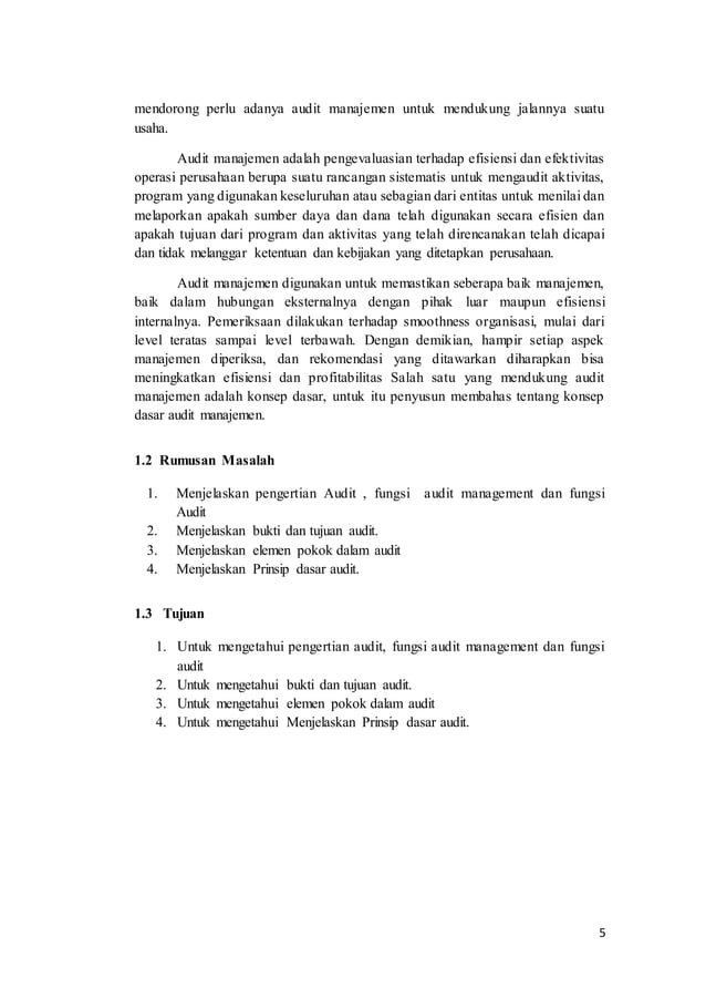Makalah audit internal | PDF