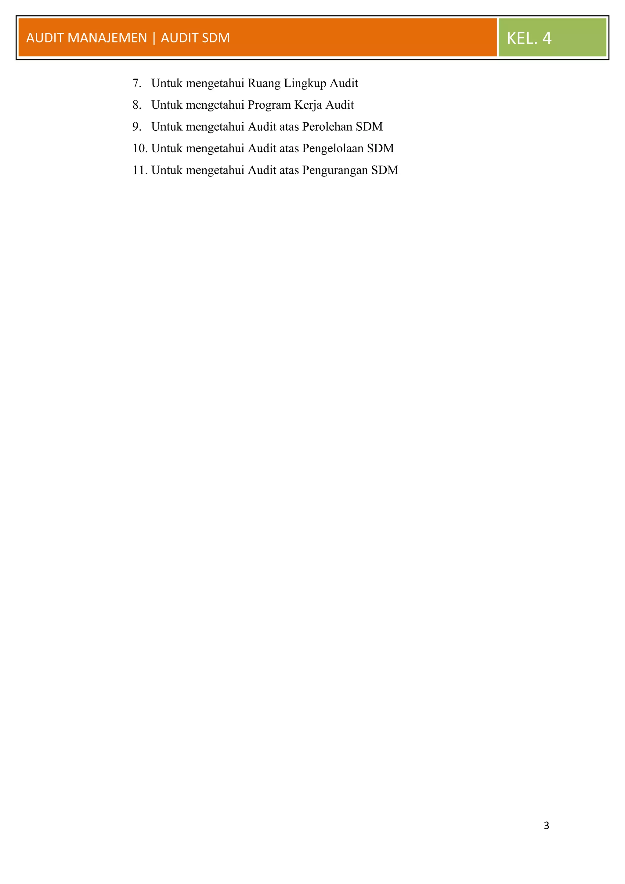 Makalah audit manajemen audit sumber daya manusia (jiantari c 301 09 013) | DOCX