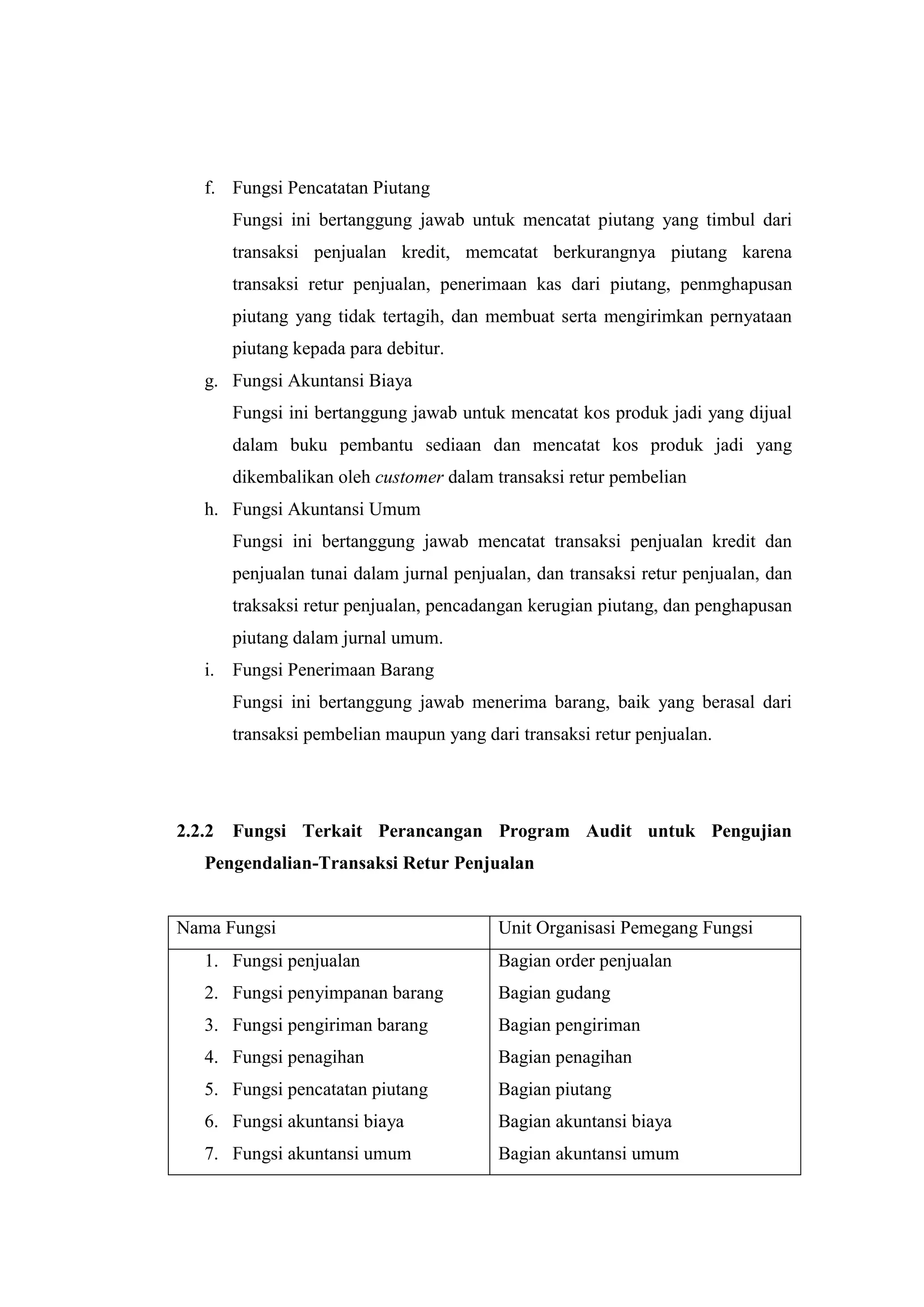 Makalah audit terhadap siklus pendapatan : pengujian pengendalian | PDF
