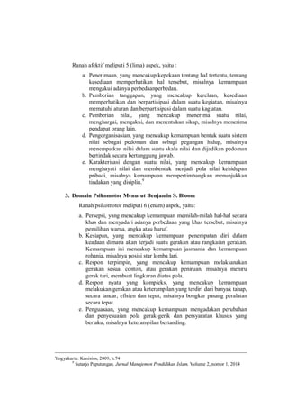 Imam Susanto (Taksonomi Bloom) | PDF