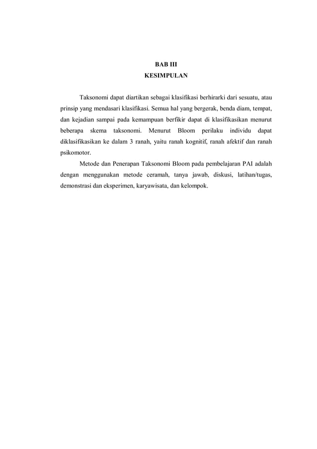 Imam Susanto (Taksonomi Bloom) | PDF