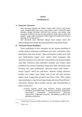 Imam Susanto (Taksonomi Bloom) | PDF